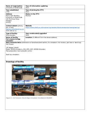 Fillable Online Facilities Form Bridge Simulator Fax Email Print PdfFiller