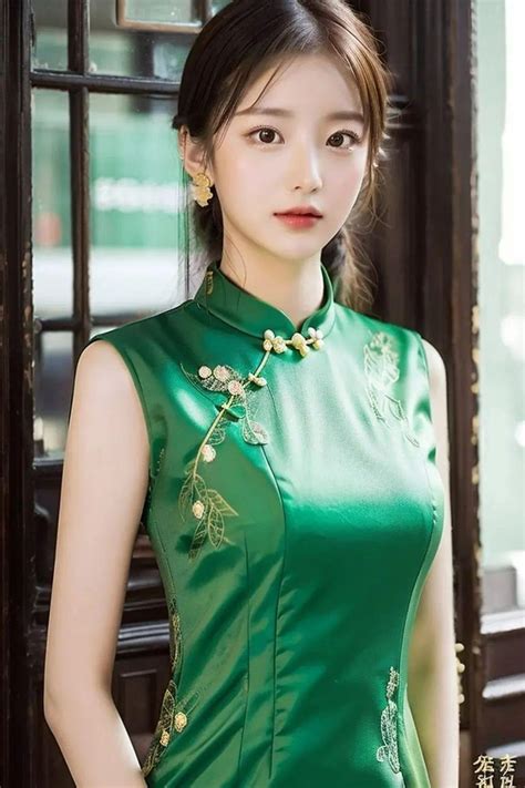 优雅端庄的民国风旗袍美人 知乎