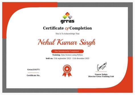 Datascience Machinelearning Python Achievement Nehul Kumar Singh