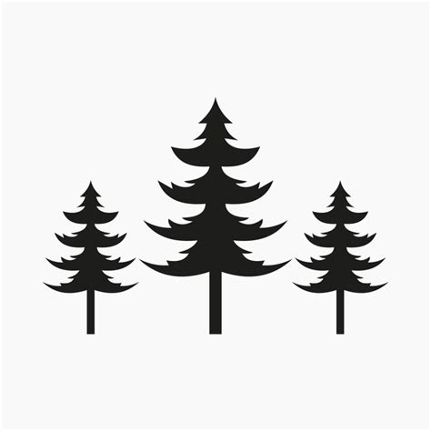 Premium Vector Spruce Icon Christmas Tree Icon Design