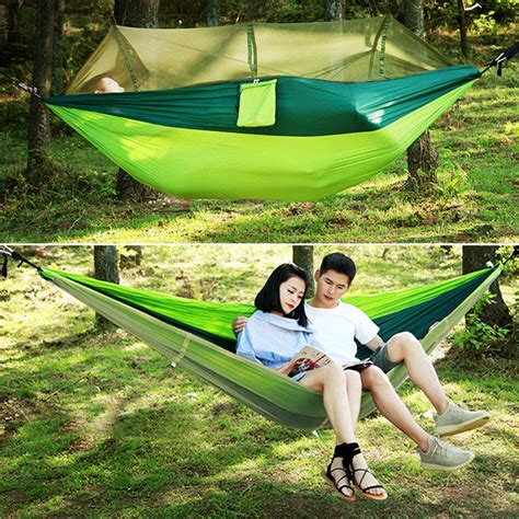 Camping Hangmat Met Regen Vliegen Tarp En Klamboe Vicedeal