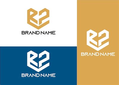 Modèle De Conception De Logo Lettre Initiale Bz Monogramme Moderne