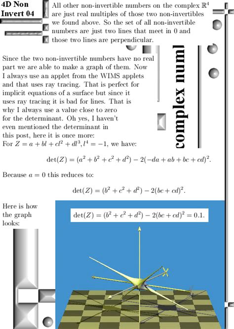 Part More On The Structue Of Non Invertible D Complex Numbers Dcomplexnumbers