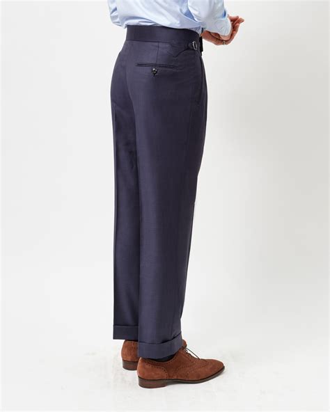 Dark Blue Double Breasted Suit Edward Sexton