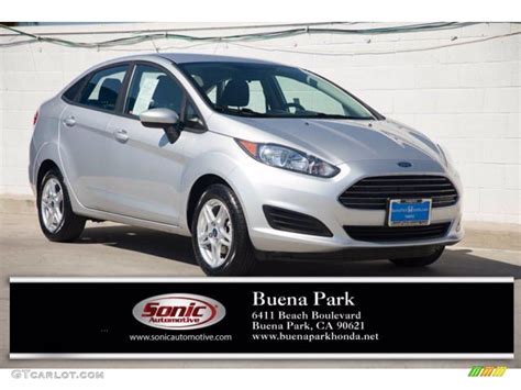 2019 Ingot Silver Ford Fiesta Se Sedan 142754933 Photo 10 Gtcarlot