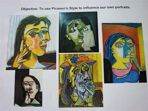 Fantastic 4c 2010 2011 Our Colourful Picasso Inspired Portraits