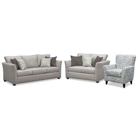 Living Room Furniture Mckenna Queen Memory Foam Sleeper Sofa