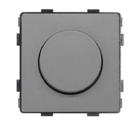 dimmer rotativ lux on mecanic modul fara cadru gri emag ro
