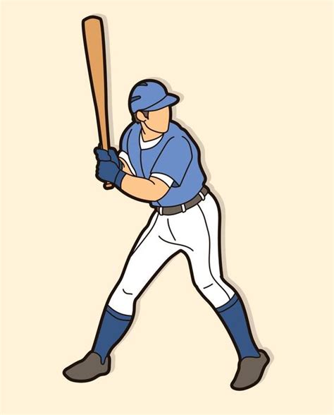 Baseball Player Vector Art Icons And Graphics For Free Download