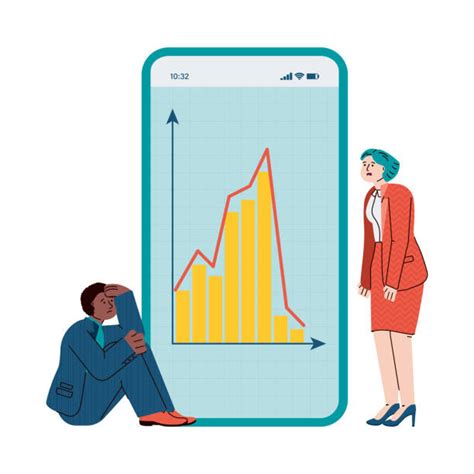 Declining Graph Clip Art Illustrations Royalty Free Vector Graphics