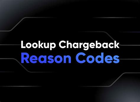 Mastercard Chargeback Reason Codes