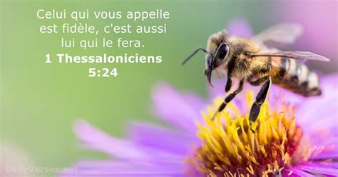 13 Avril 2024 Verset Biblique Du Jour 1 Thessaloniciens 5 24