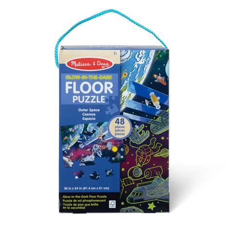 Melissa And Doug Outer Space Glow In The Dark Floor Puzzle Melissa And