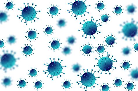 Premium Vector Viruses Background