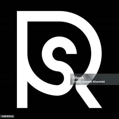 최소한의 Sr 로고 고급 배경에 Sr 편지의 아이콘입니다 Rs 모노그램 이니셜을 기반으로 한 로고 아이디어 전문적인 다양한 문자 기호와 배경에 Rs 로고 0명에 대한 스톡