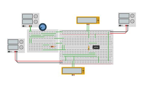 Circuit Design Opamp Non Inverting Gain 16 Tinkercad