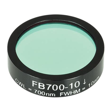 Thorlabs FB700 10 Ø1 Soft Coated Bandpass Filter CWL 700 2 nm