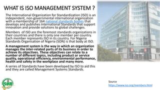 Relevance Of Iso Management Systems Certification PPT