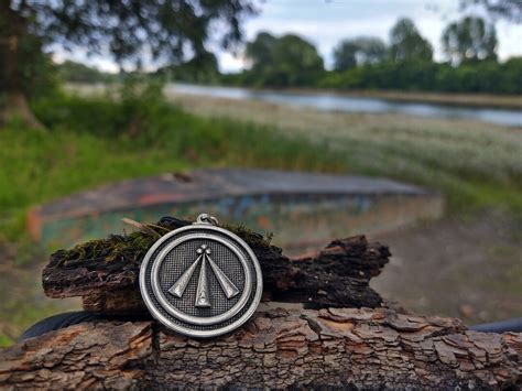 The Awen Three Rays Of Light Pendantceltic Symbol Of The Druids Awen