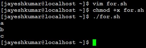 Bash Scripting For Loop GeeksforGeeks