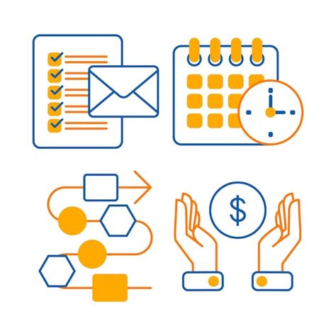 premium vector business objects vector illustrations set