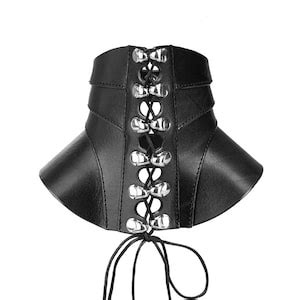 Premium Leather Posture Collar Neck Corset Bdsm Leather Collar Wide