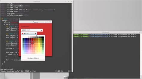 Picker Bindings In ScalaFX YouTube