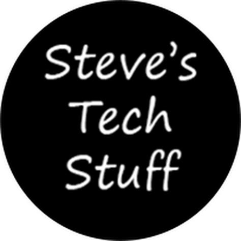 Steves Tech Stuff Youtube