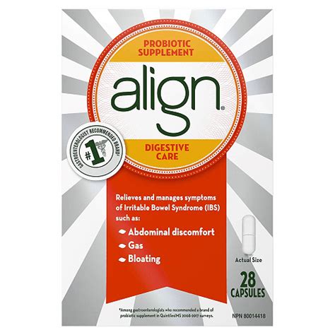 Align Probiotic Supplement Capsules Digestive Health