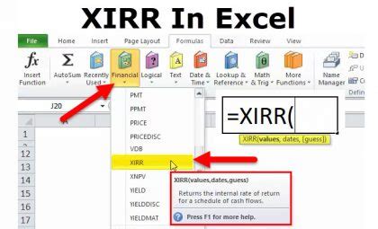 XIRR In Excel Formula Examples How To Use XIRR Function