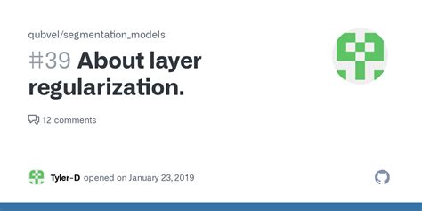 About Layer Regularization Issue Qubvel Segmentation Models