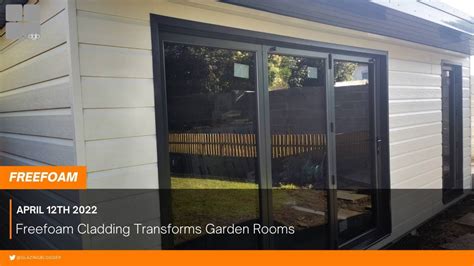 Freefoam Cladding Transforms Garden Rooms