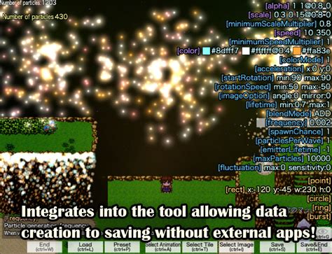rpg maker mz particle system plugin trp particle mz on steam