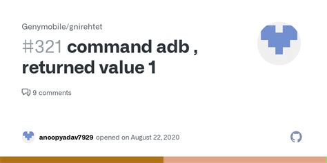 Command Adb Returned Value Issue Genymobile Gnirehtet Github