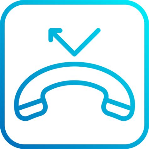 Call Forwarding Generic Gradient Icon