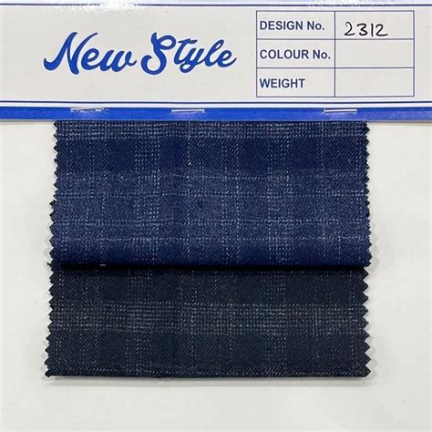 Blue Check Tweed Fabric At Rs 350 Meter Tweed Fabric In New Delhi