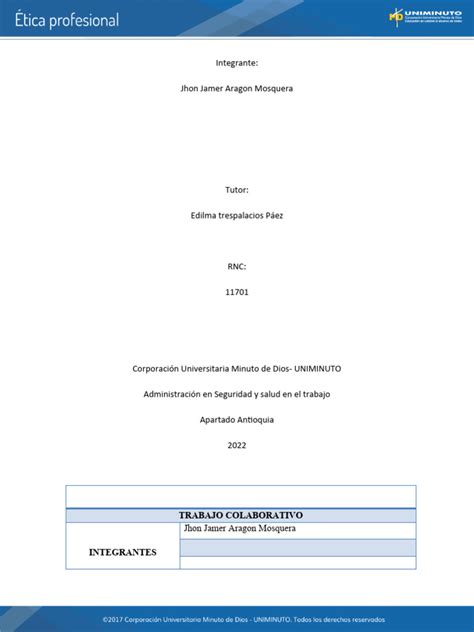 Actvidad 7 Propuesta De Solucion De Problema Etico En El Ambito