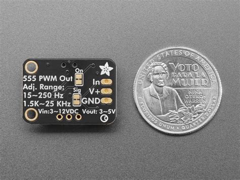 Adafruit 555 Pwm Output Stemma 15k~25 Khz Or 15~250 Hz Stemma Jst