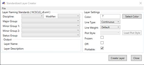 Standardized Layer Creator AMR Consulting