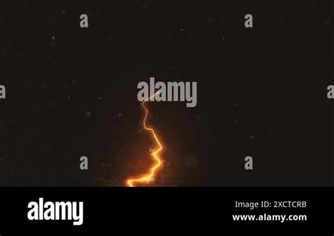 3d Distorted Ray Inside Particles Field Animation Of A 3d Distorted Light Ray Snaking Inside