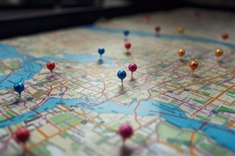 Premium AI Image Discovering With Map Pins Location Exploration