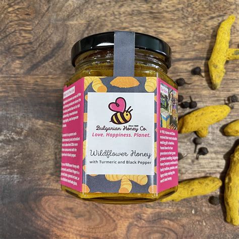 Мед с черен пипер и куркума Niepodpravkite