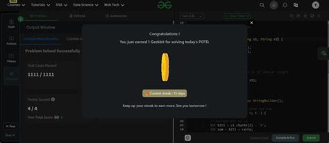 Yashwanth S On Linkedin Gfg160 Geekstreak2024 Day15 Codingchallenge Geeksforgeeks Programming