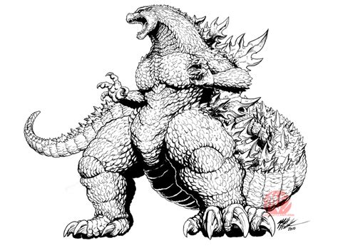Matt Franks Fan Made Godzilla 2016 Design Godzilla