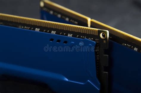 Ram For The Computerassembling A Personal Computer For Work Stock