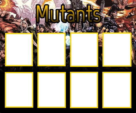 mutants template by the jmp on deviantart
