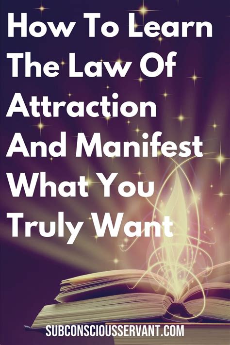 How To Learn The Law Of Attraction Step By Step Guide Subconscious