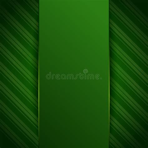 Green Blank Template Background For Your Design Green Banded Background Stock Illustration