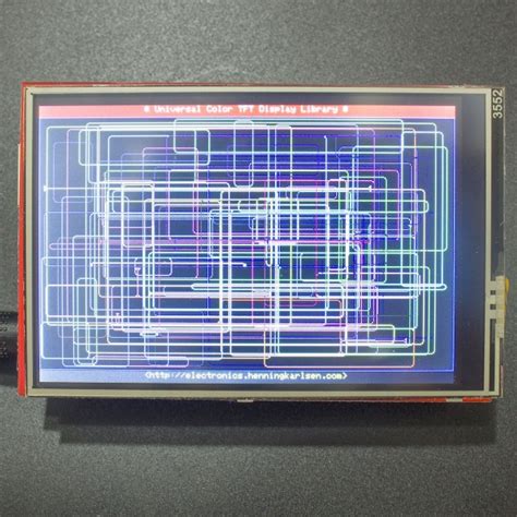 Pantalla LCD TFT Táctil 3 95 Inch Para Arduino