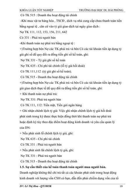 T I Ho N Thi N C Ng T C K To N Thanh To N V I Ng I Mua Ng I B N C Ng Ty Mai Hi N Hay Pdf